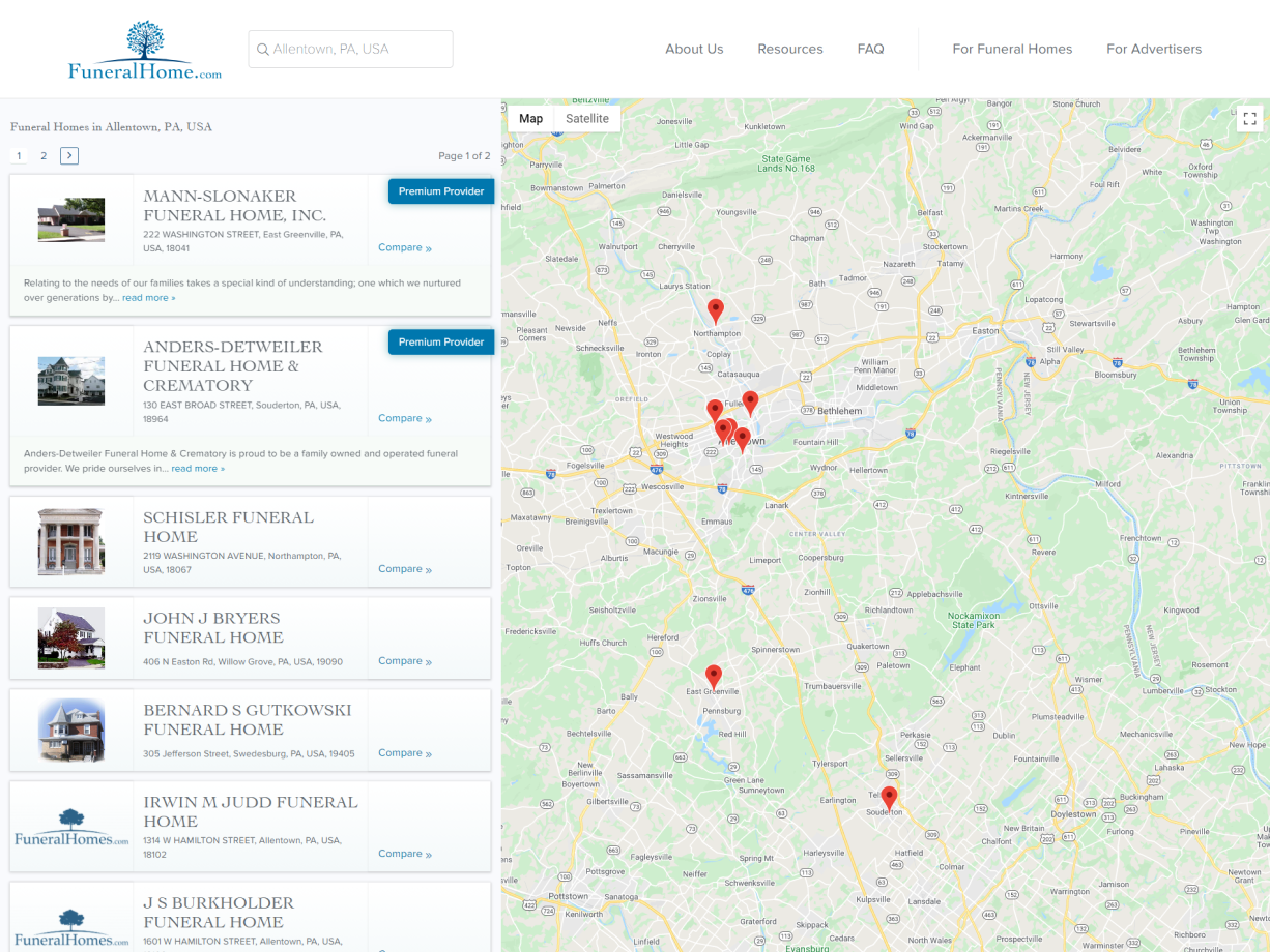 Find a Funeral Home Near You | FuneralHomes.com